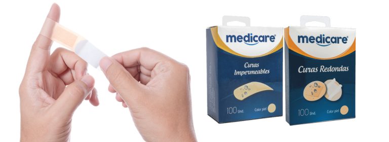 Usos de las curitas largas y redondas Medicare